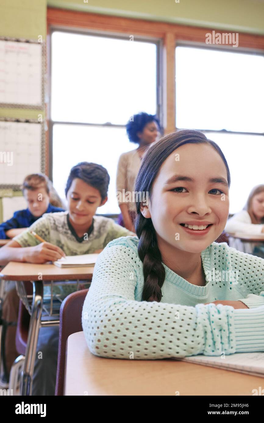 Examen examen examens examens fille Banque de photographies et d’images ...