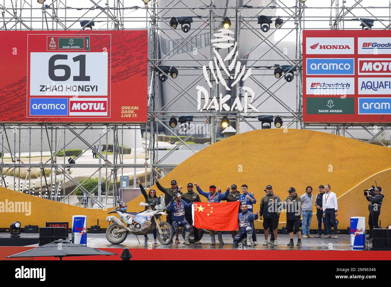 HONGYI Zhao (chn),Wu pu Da Hai Dao Rally Team, moto, ZAKER Yakp (chn ...