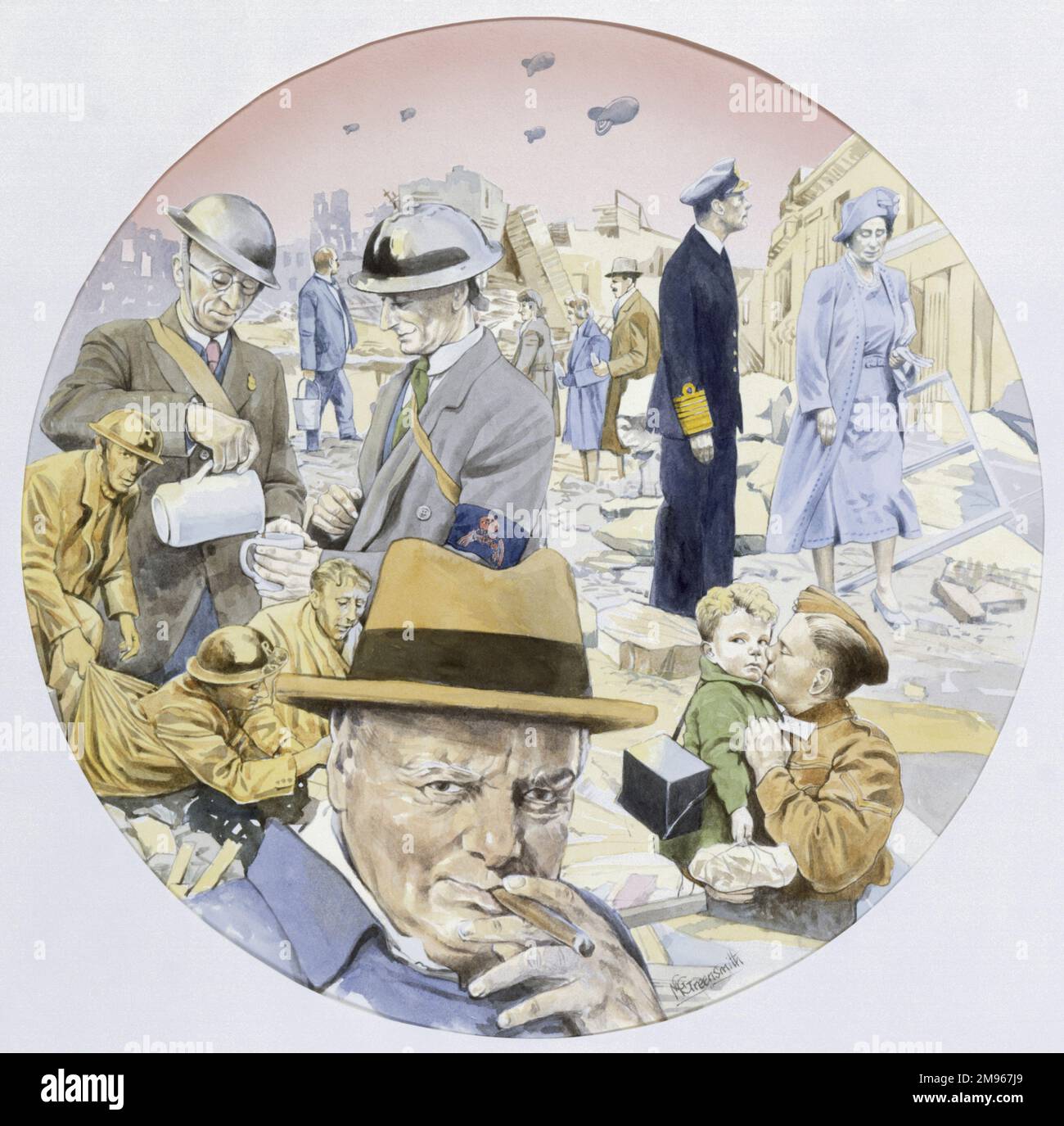 Le roi et la reine ,grand tableau Banque de photographies et d’images à ...