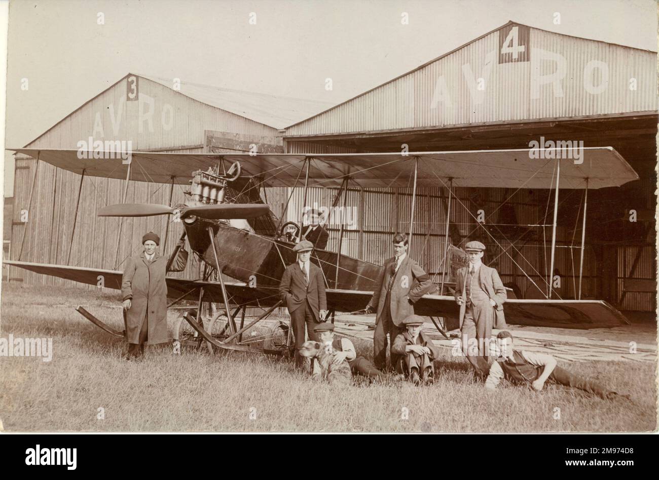 Avion avro type d lusteed gauche Banque de photographies et d’images à ...