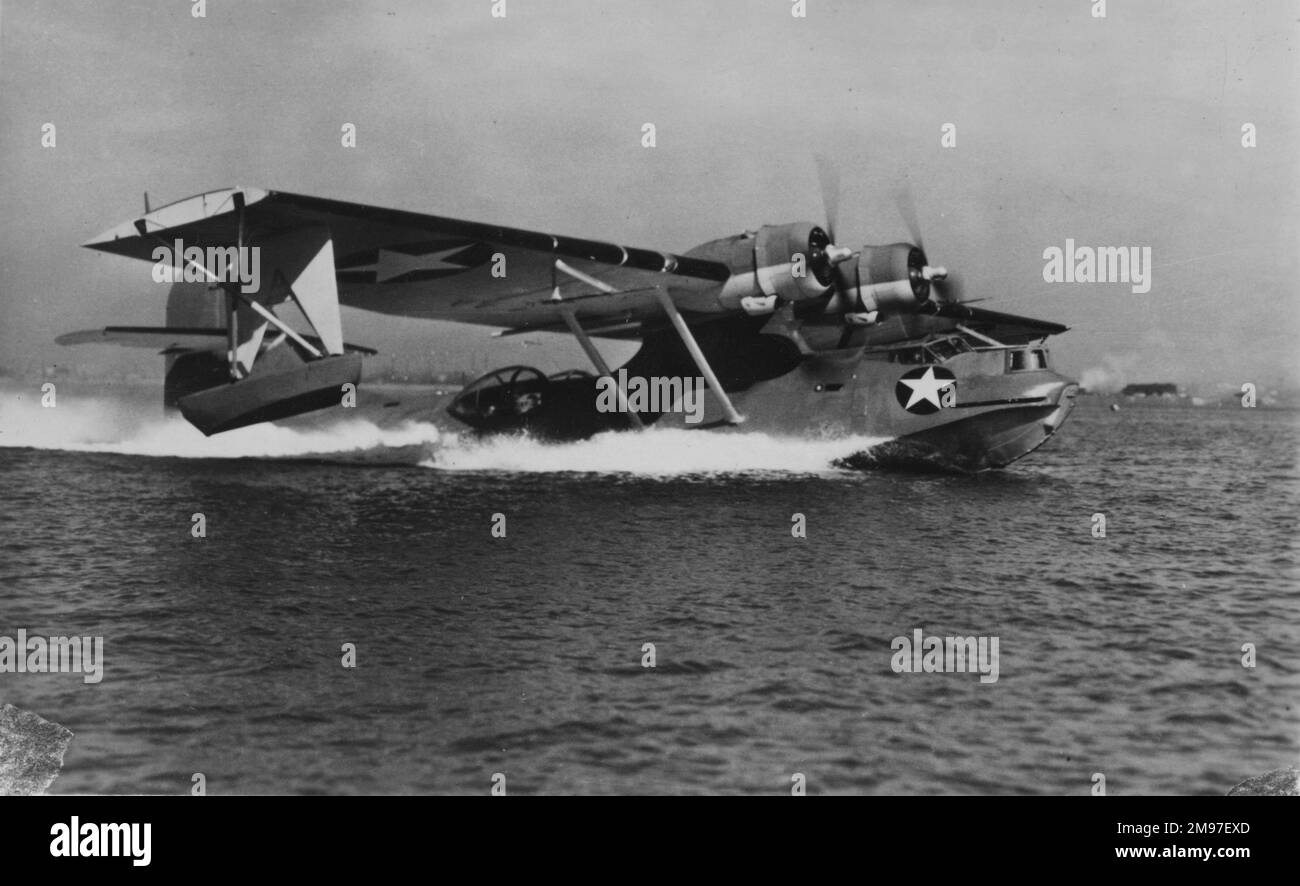 PBY-5 consolidé vu vêtu de drab 1942 Catalinas de la livrée volées par ...