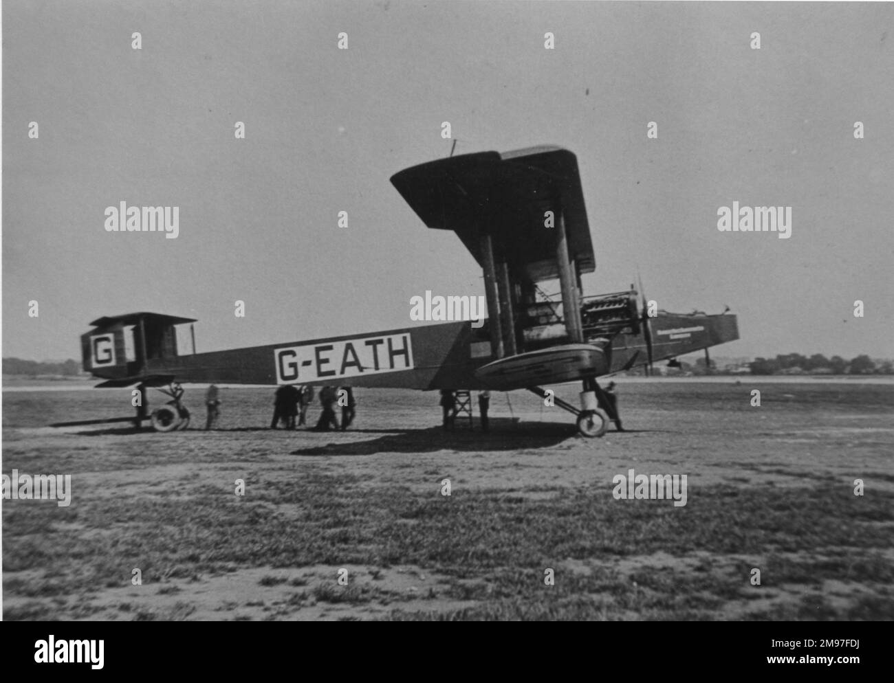 Avion handley page Banque d'images noir et blanc - Alamy