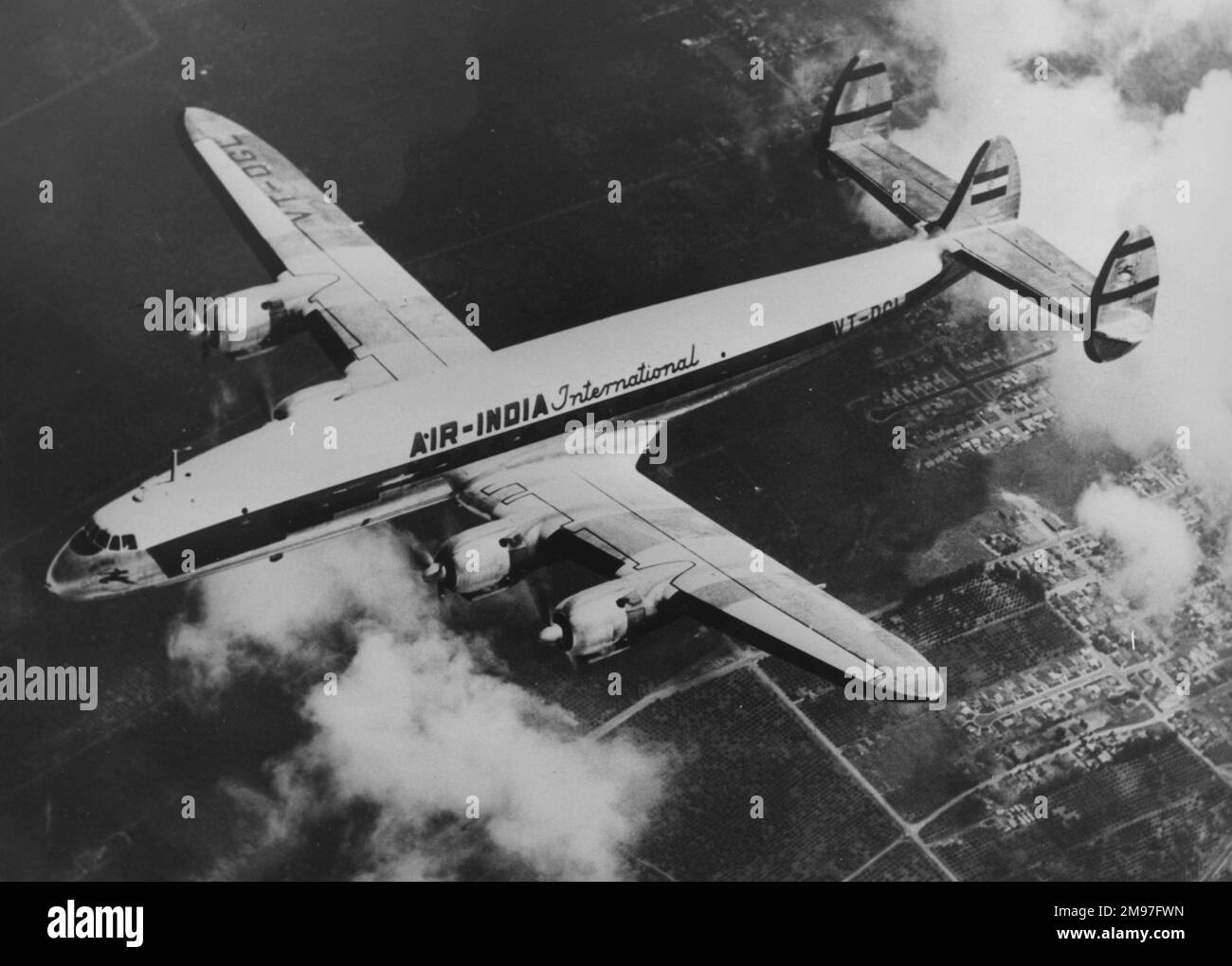 Lockheed constellation Banque d'images noir et blanc - Alamy