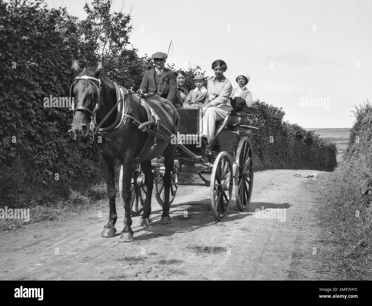 Charrette tirée par un cheval Banque de photographies et d’images à ...