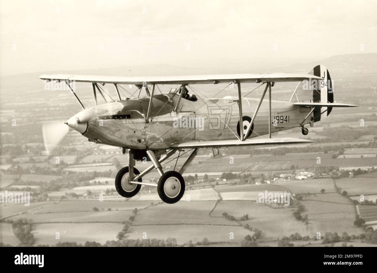 Hawker Hart II, J9941 ans, mais anciennement G-ABMR. Cet avion est ...
