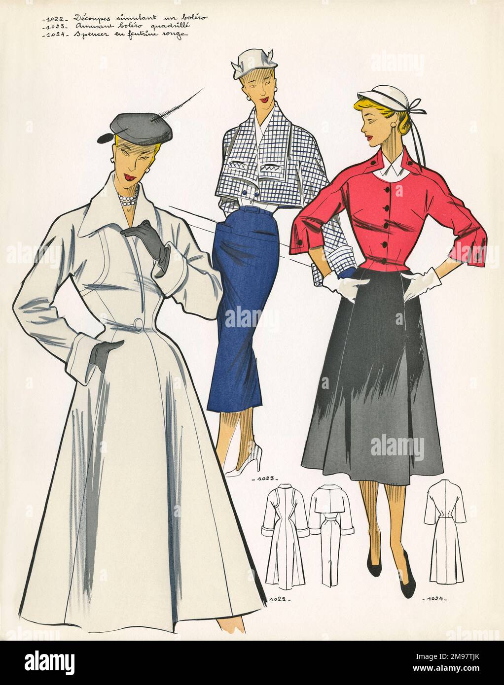Modes des années 1950 Banque de photographies et d’images à haute ...