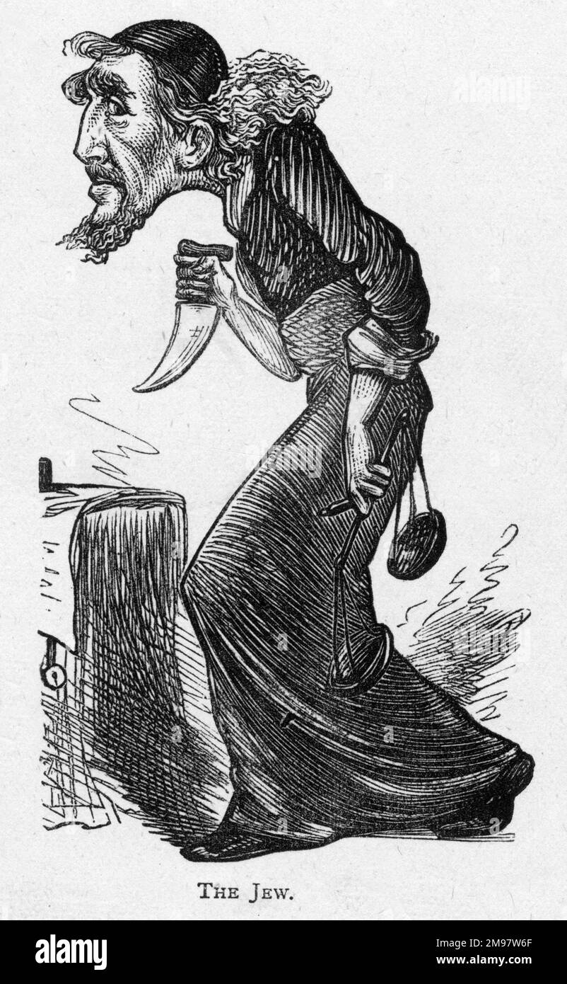 Caricature de l'acteur et comédien-gérant anglais Sir Henry Irving ...