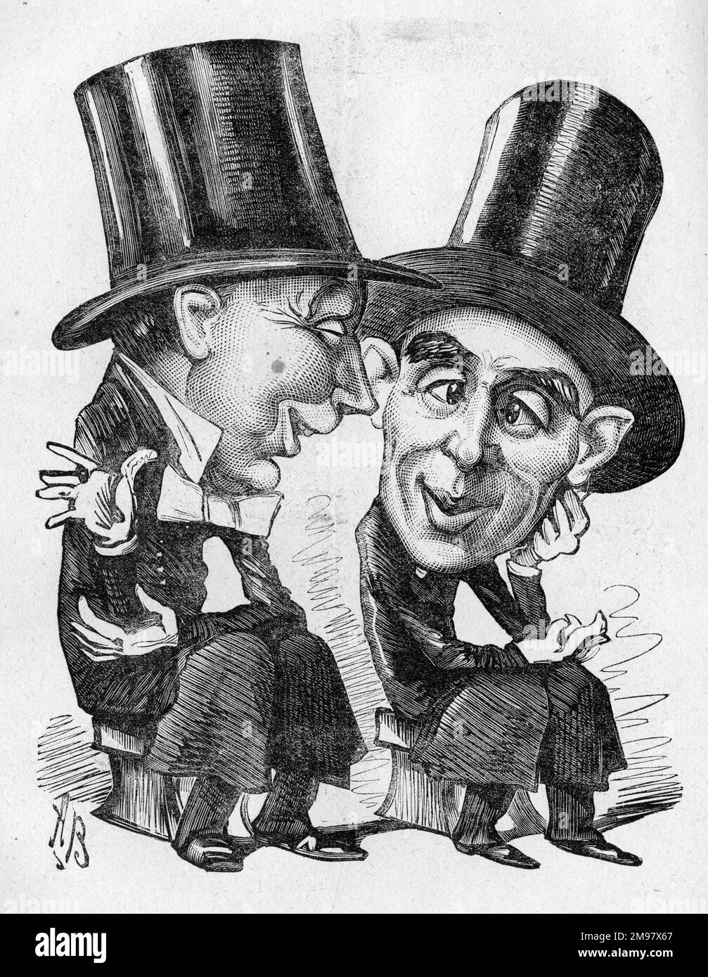 Oie qui rit Banque d'images noir et blanc - Alamy