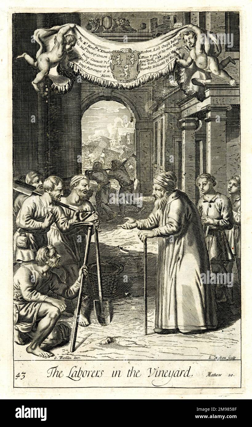 Parabole des ouvriers de la vigne Banque de photographies et d’images à ...