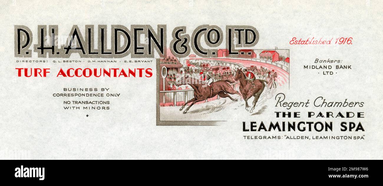 Turf accountants comptables Banque de photographies et d’images à haute ...