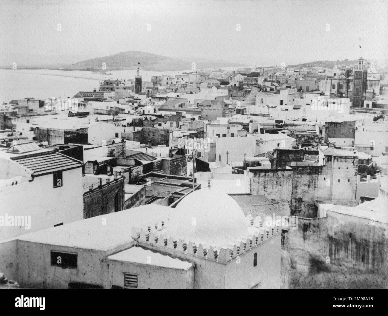 Tanger maroc Banque d'images noir et blanc - Alamy