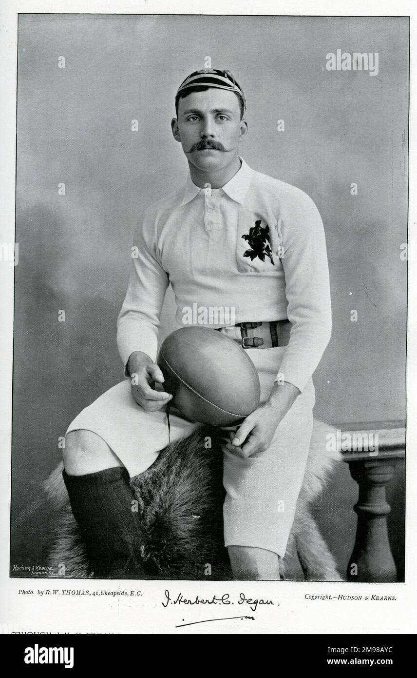 John Herbert Crangle Fegan (1868-1949), joueur international de rugby d ...