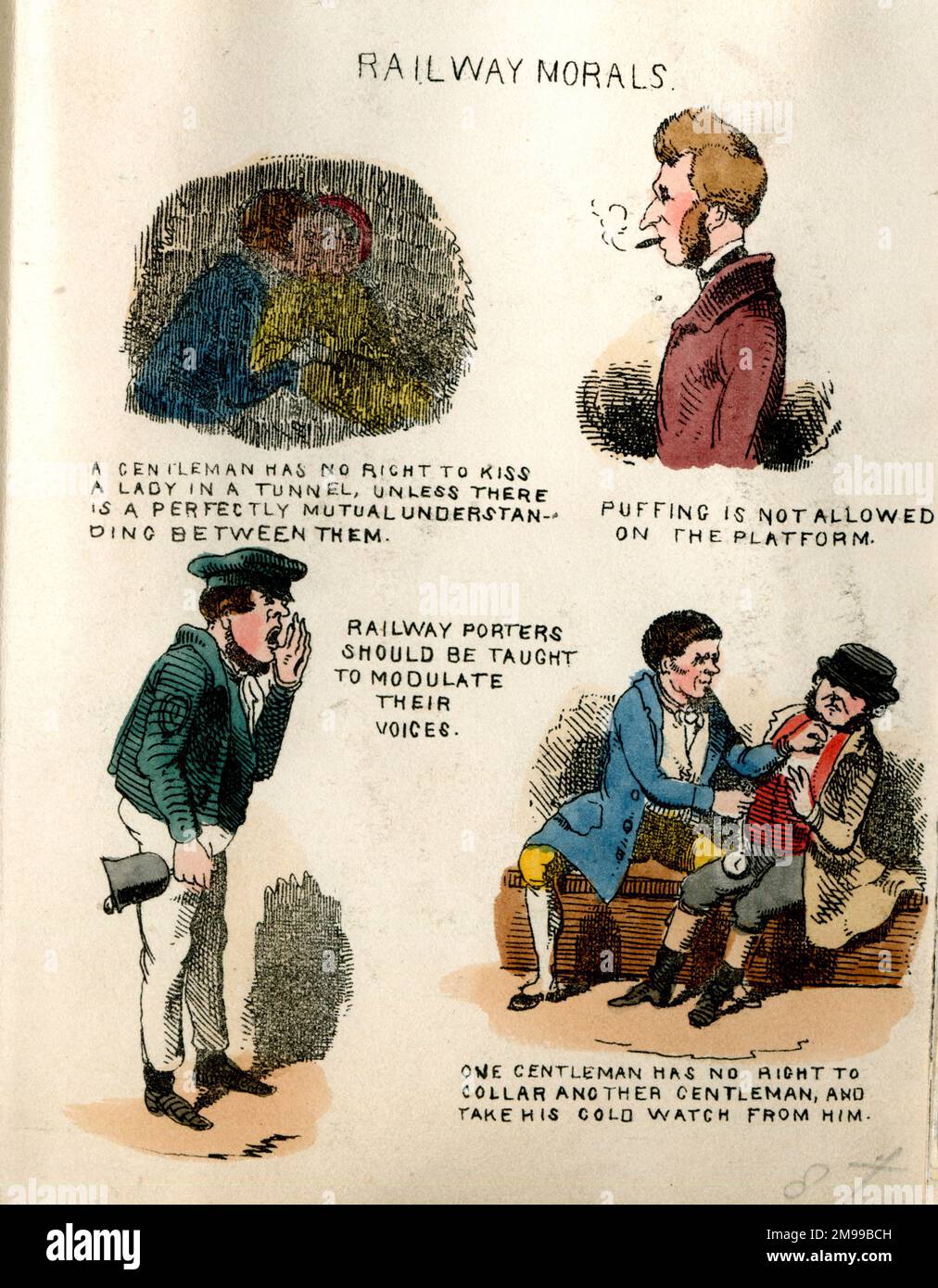 Dessins animés, grêle, pluie, vapeur et vitesse par un ancien Stoker ...