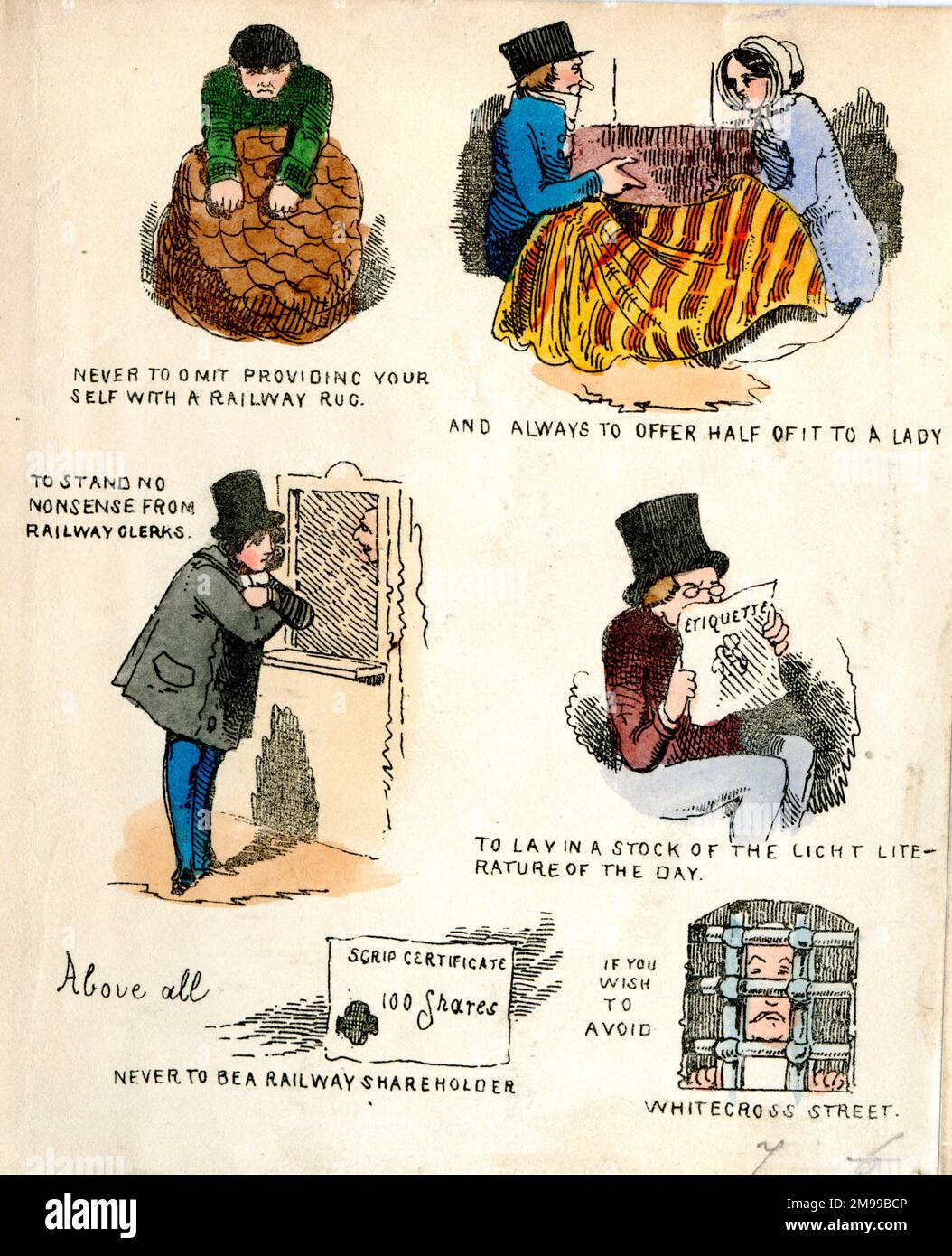 Dessins animés, grêle, pluie, vapeur et vitesse par un ancien Stoker ...