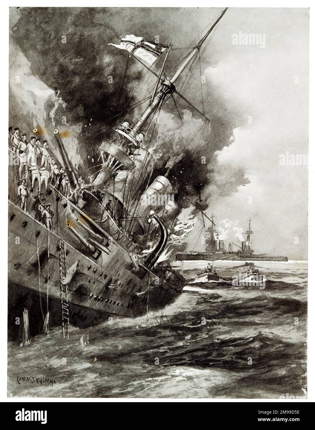 The german battleship scharnhorst Banque d'images détourées - Alamy