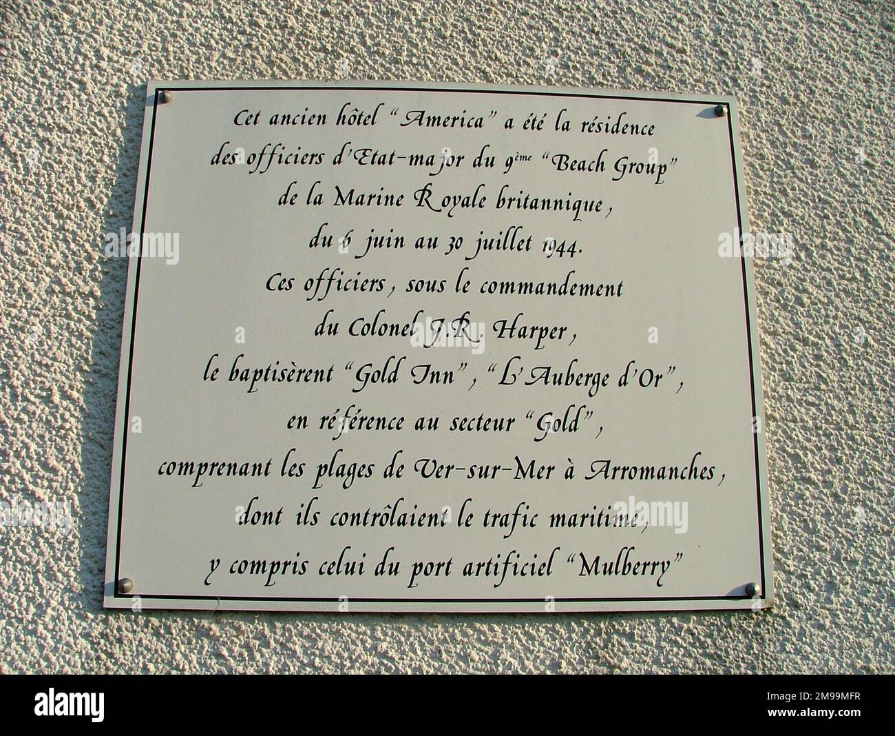 Royal Marines, sous la direction du col Harper, a utilisé l'ancien ...