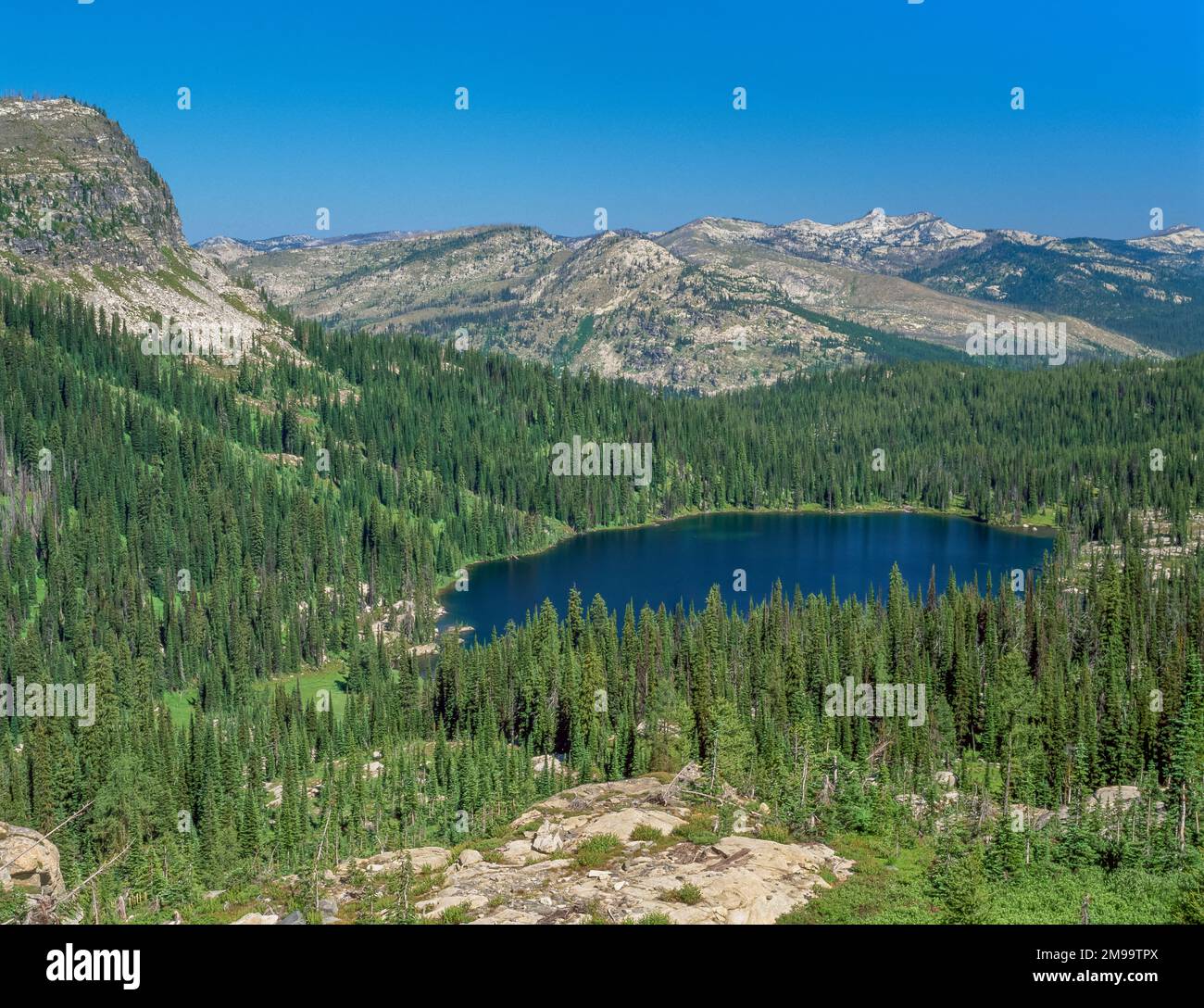lac coquina dans le bassin supérieur de bear creek de la région sauvage ...