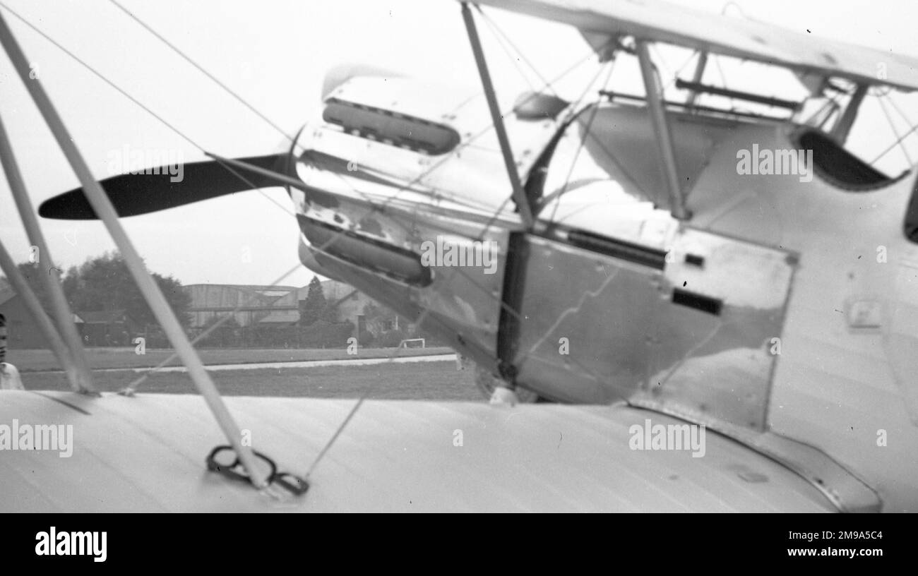 Détail d'un Hawker Hector axé sur le moteur à pistons refroidi par air ...