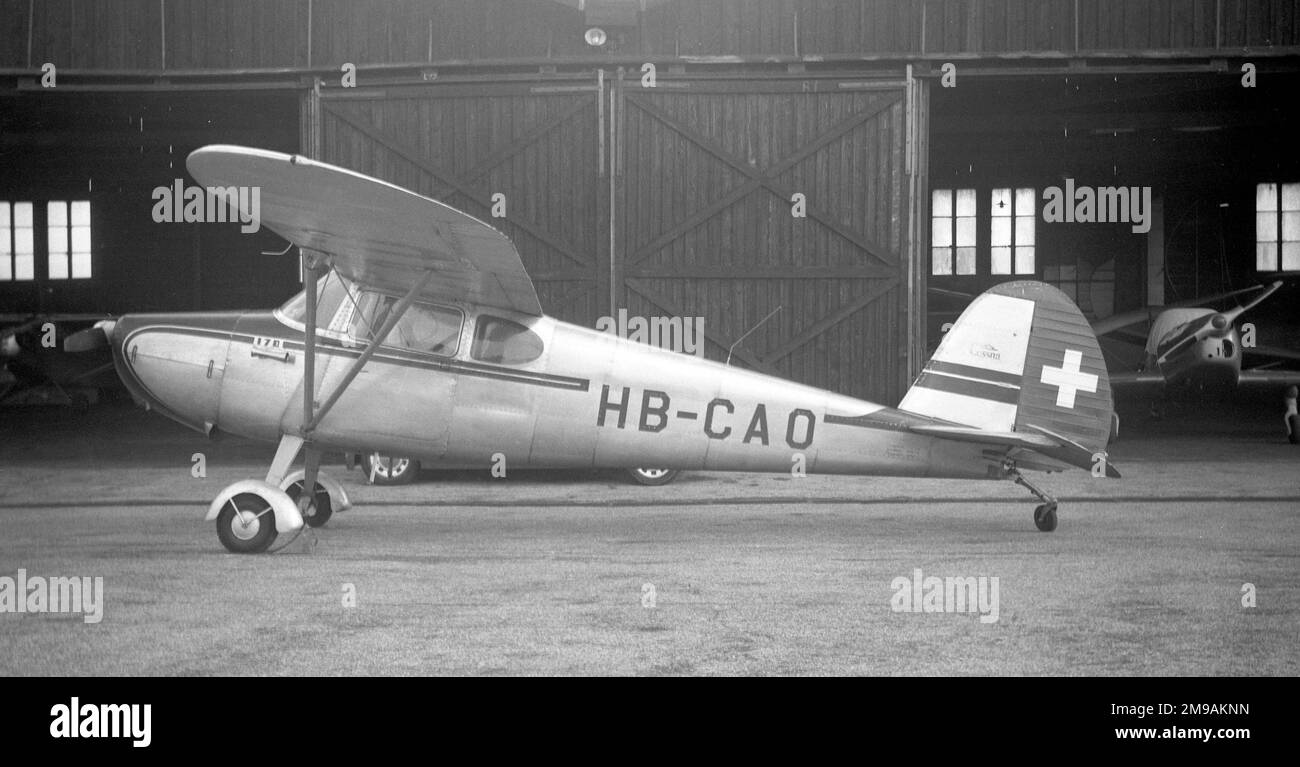 Cessna plane Banque d'images noir et blanc - Alamy