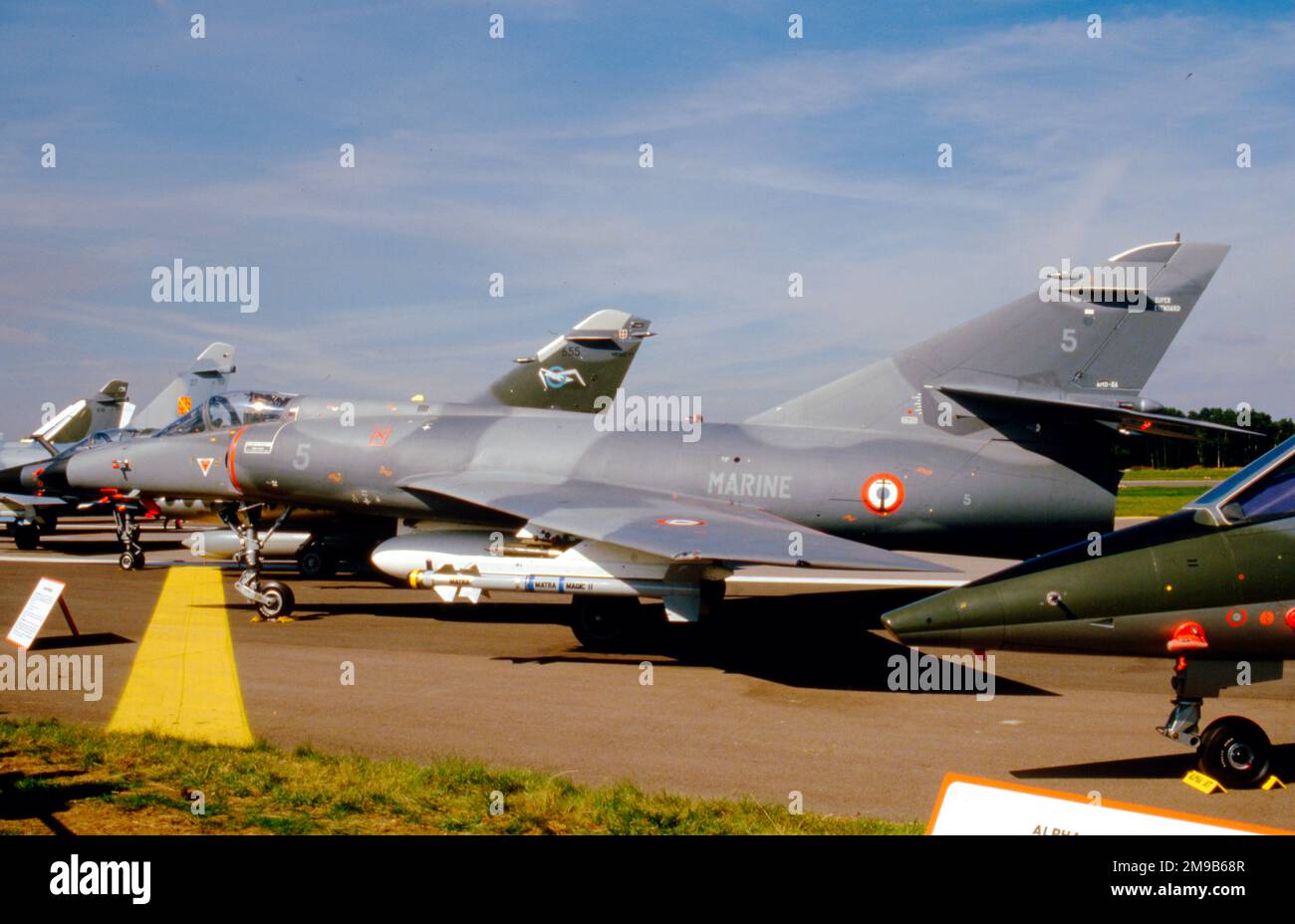 Aeronavale - Dassault Super etendard 5 (msn 5), au salon de l'air SBAC ...
