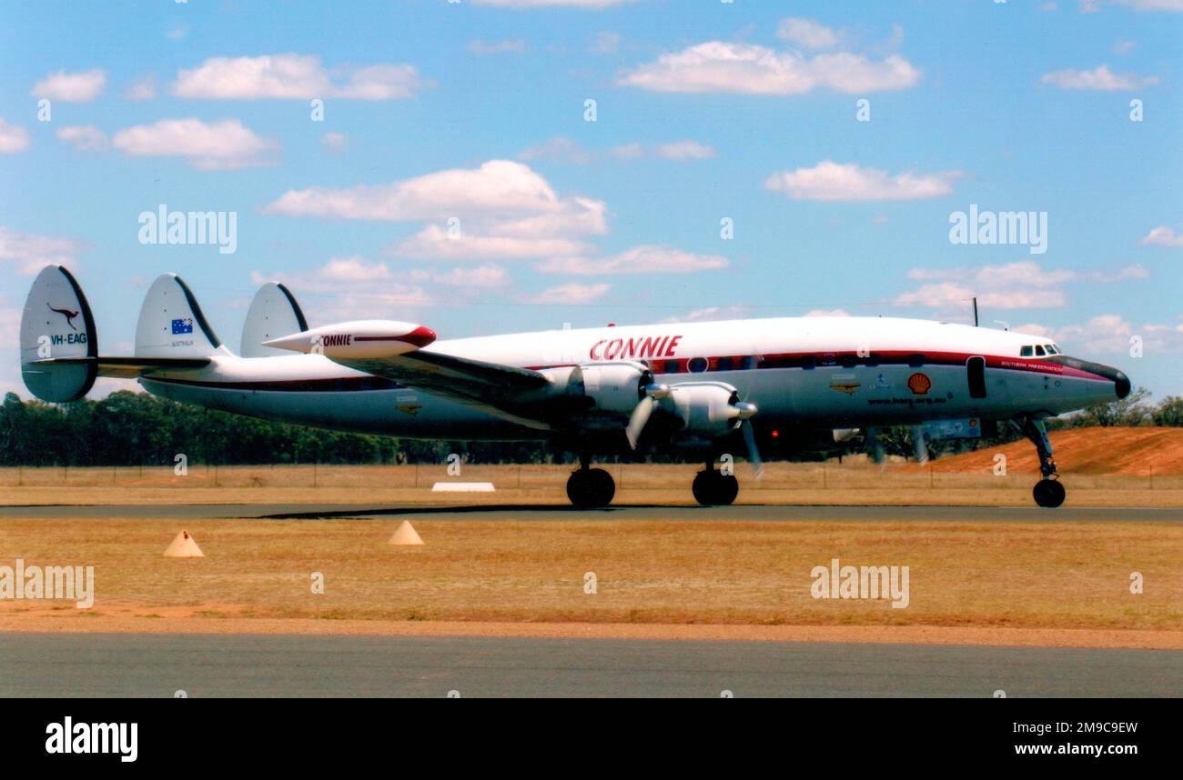 Lockheed C-121C Super Constellation VH-EAG 'préservation du sud' (msn ...