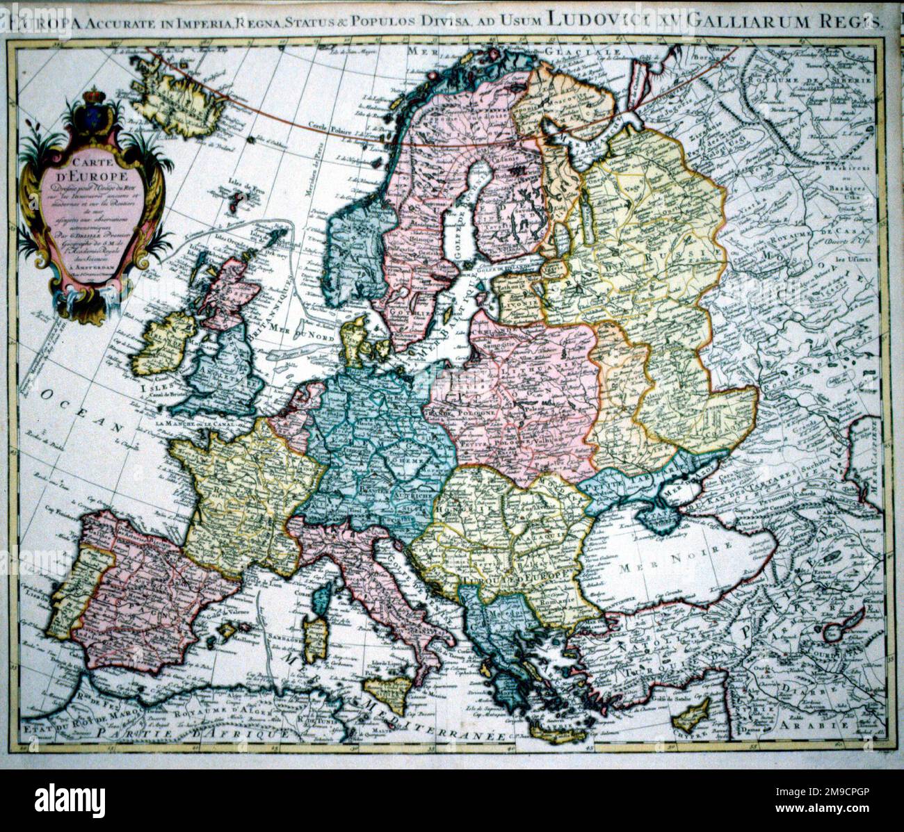 18th century europe map Banque de photographies et d’images à haute ...