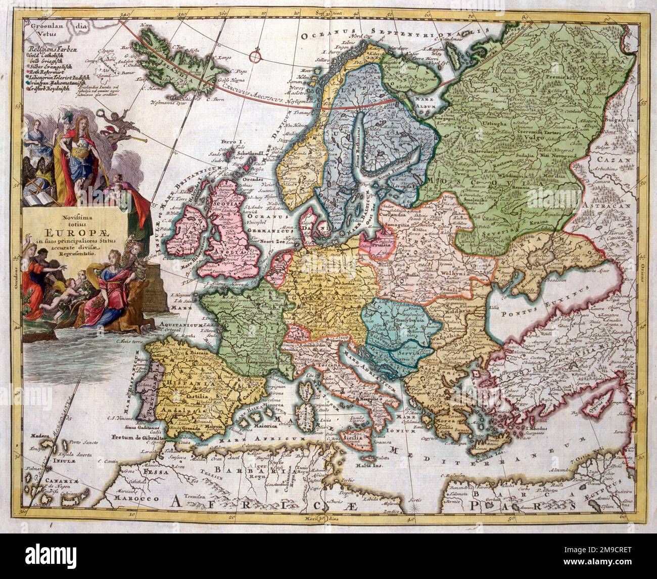 18th century europe map Banque de photographies et d’images à haute ...