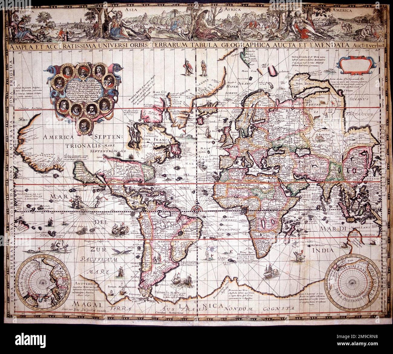 Carte monde 17eme siècle Banque de photographies et d’images à haute résolution - Alamy