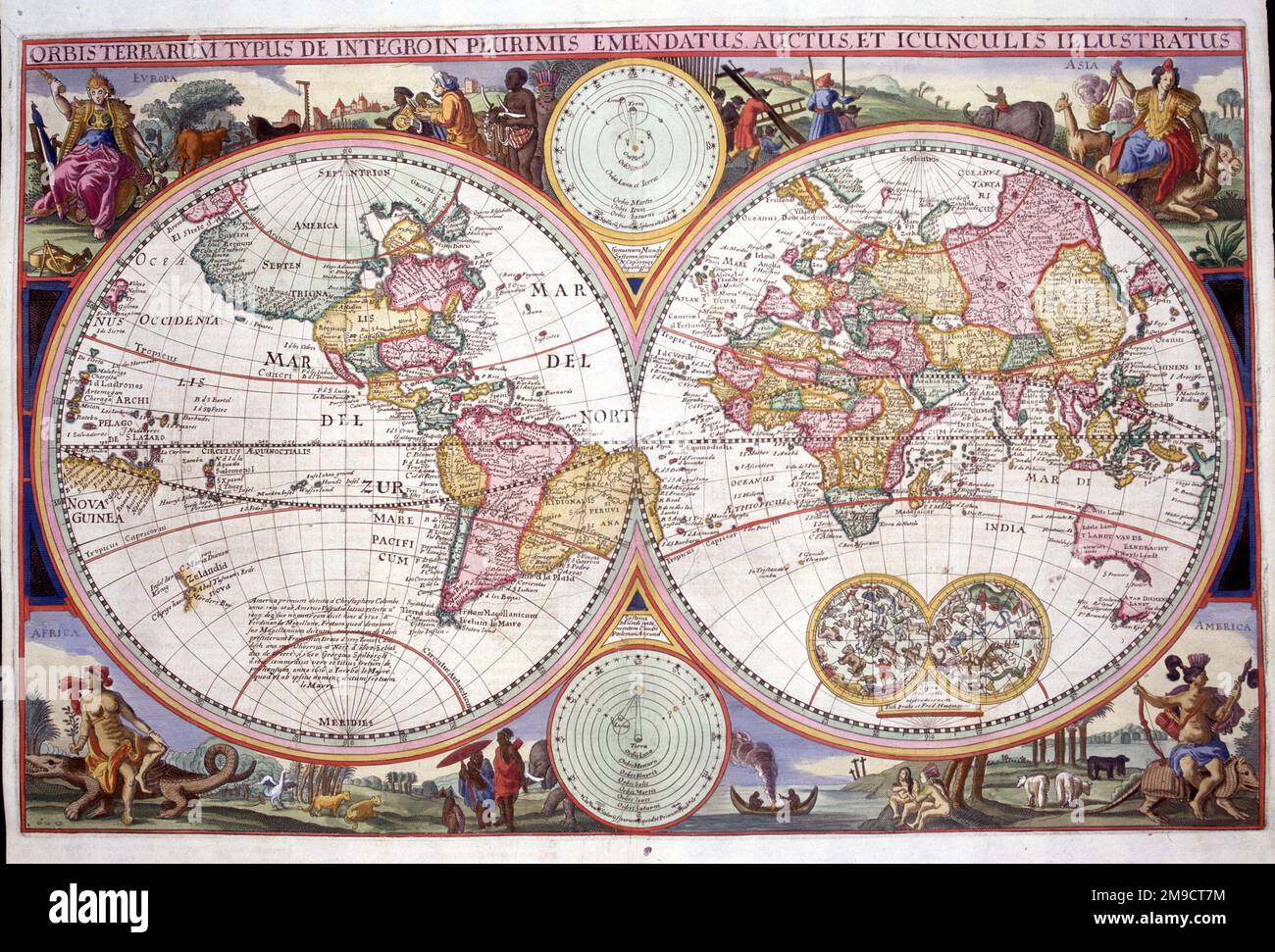 Carte du monde 18siecle Banque de photographies et d’images à haute résolution - Alamy