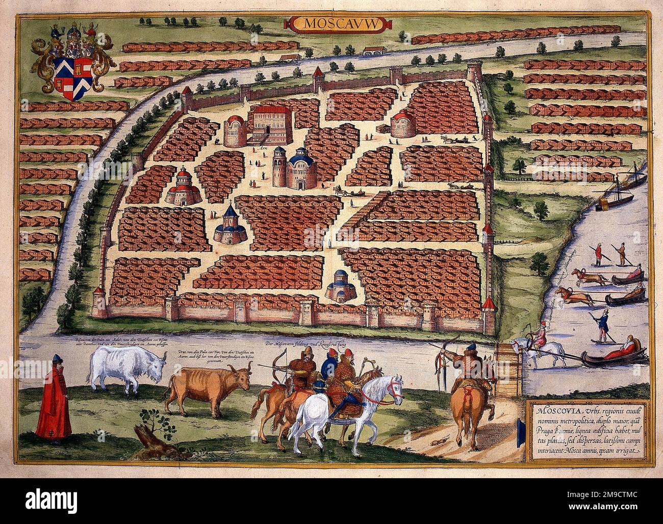 Carte de la moscovie au xvie siècle Banque de photographies et d’images ...