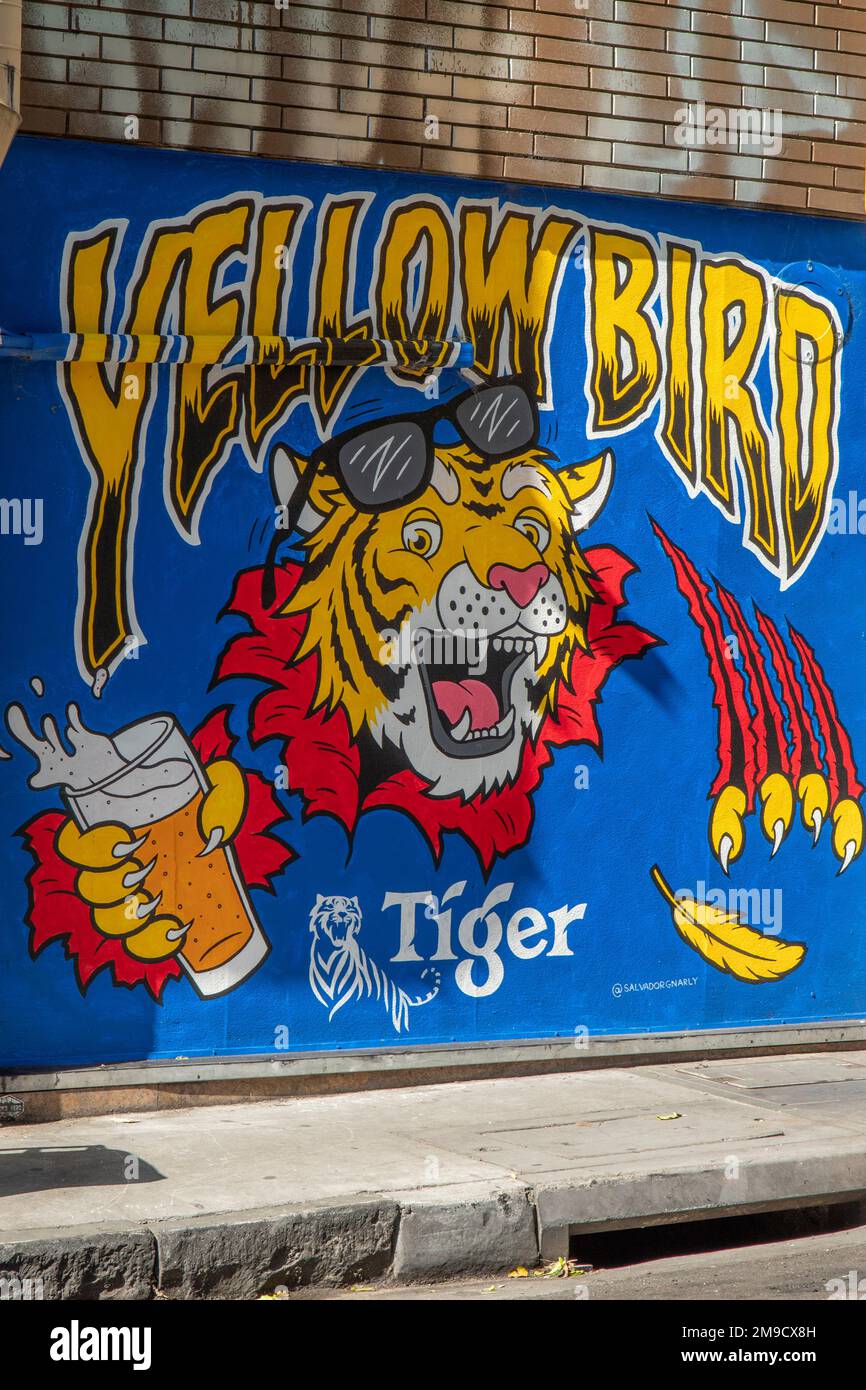 Tiger street art Banque de photographies et d’images à haute résolution ...