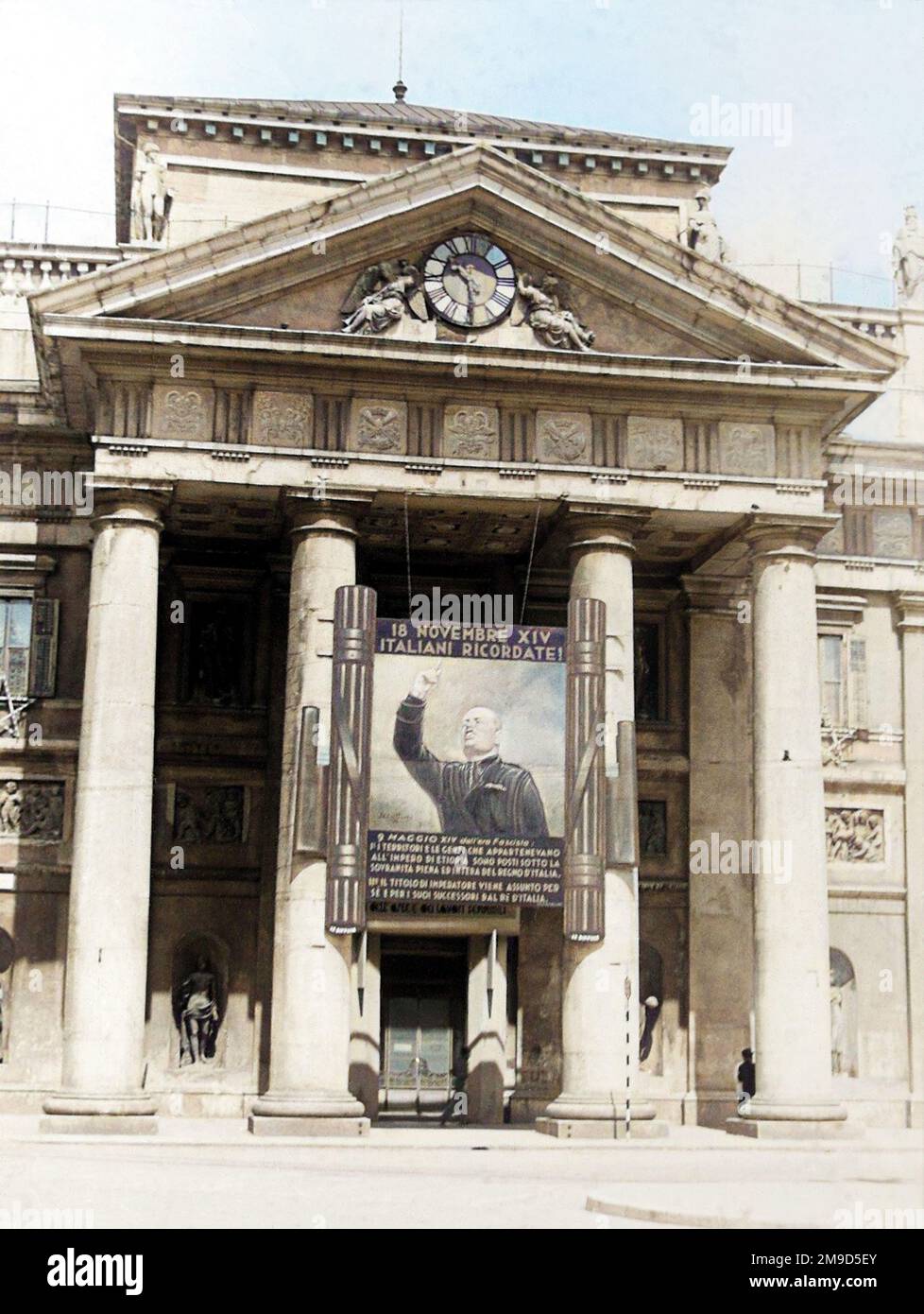 1936 , 27 mai , TRIESTE , ITALIE : PROPAGANDE fasciste italienne , le ...