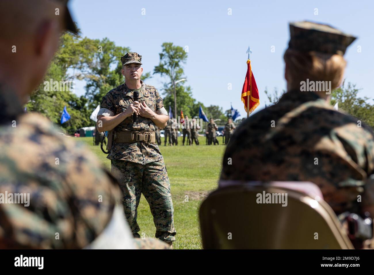 ÉTATS-UNIS Le colonel du corps maritime Michael Castellano, commandant ...