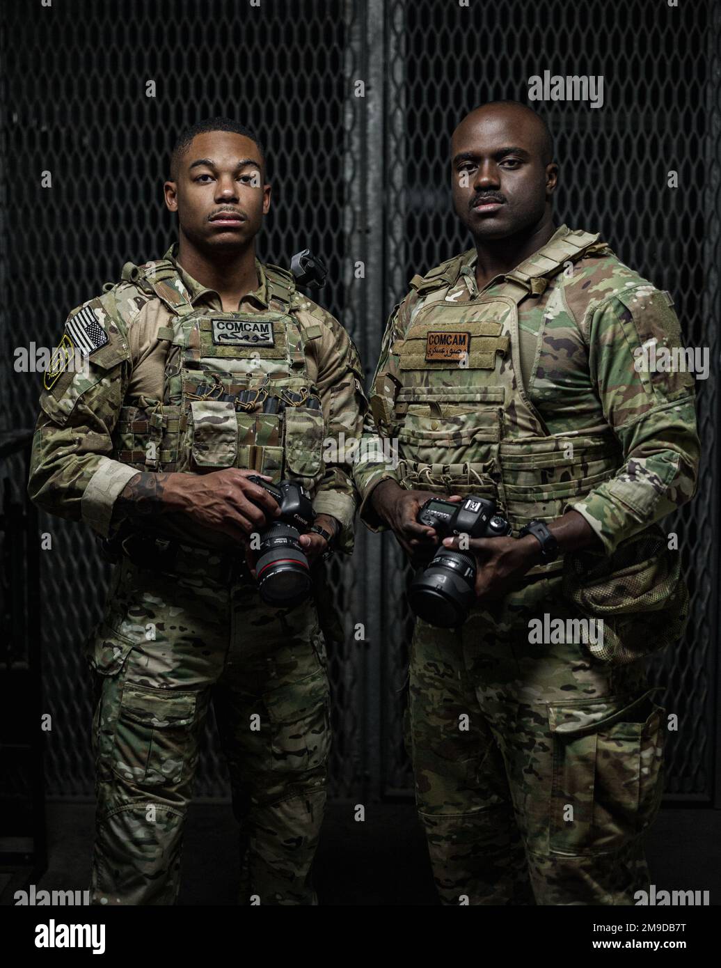 ÉTATS-UNIS Le Sgt Sidney Perry et le Cpl Trevor Franklin, affectés à la ...