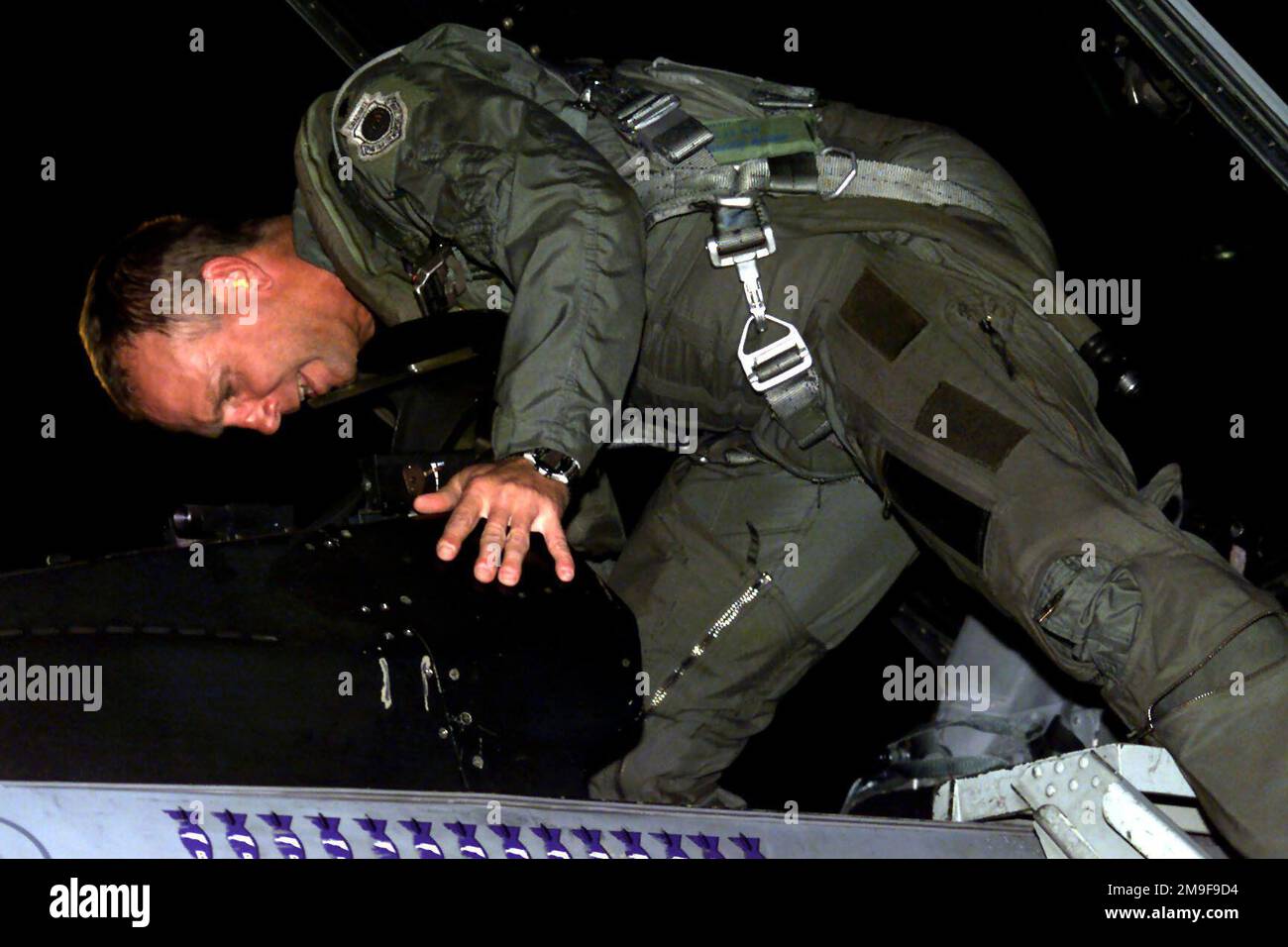 LE lieutenant-colonel Steven 'Pigpen' Schrader, commandant, Escadron de ...