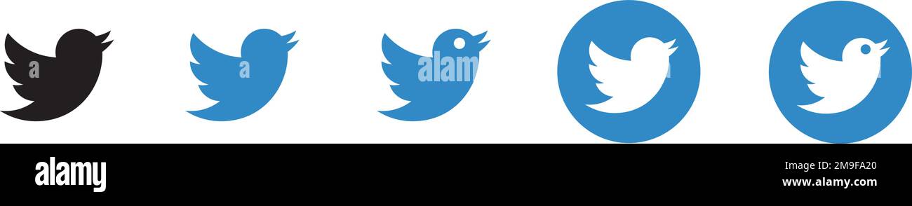 Twitter symbol Banque d'images vectorielles - Alamy