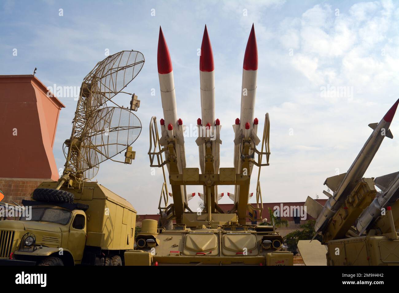 Le Caire, Egypte, 7 janvier 2023: SAM 6 missiles URSS élévation 2K12 ...