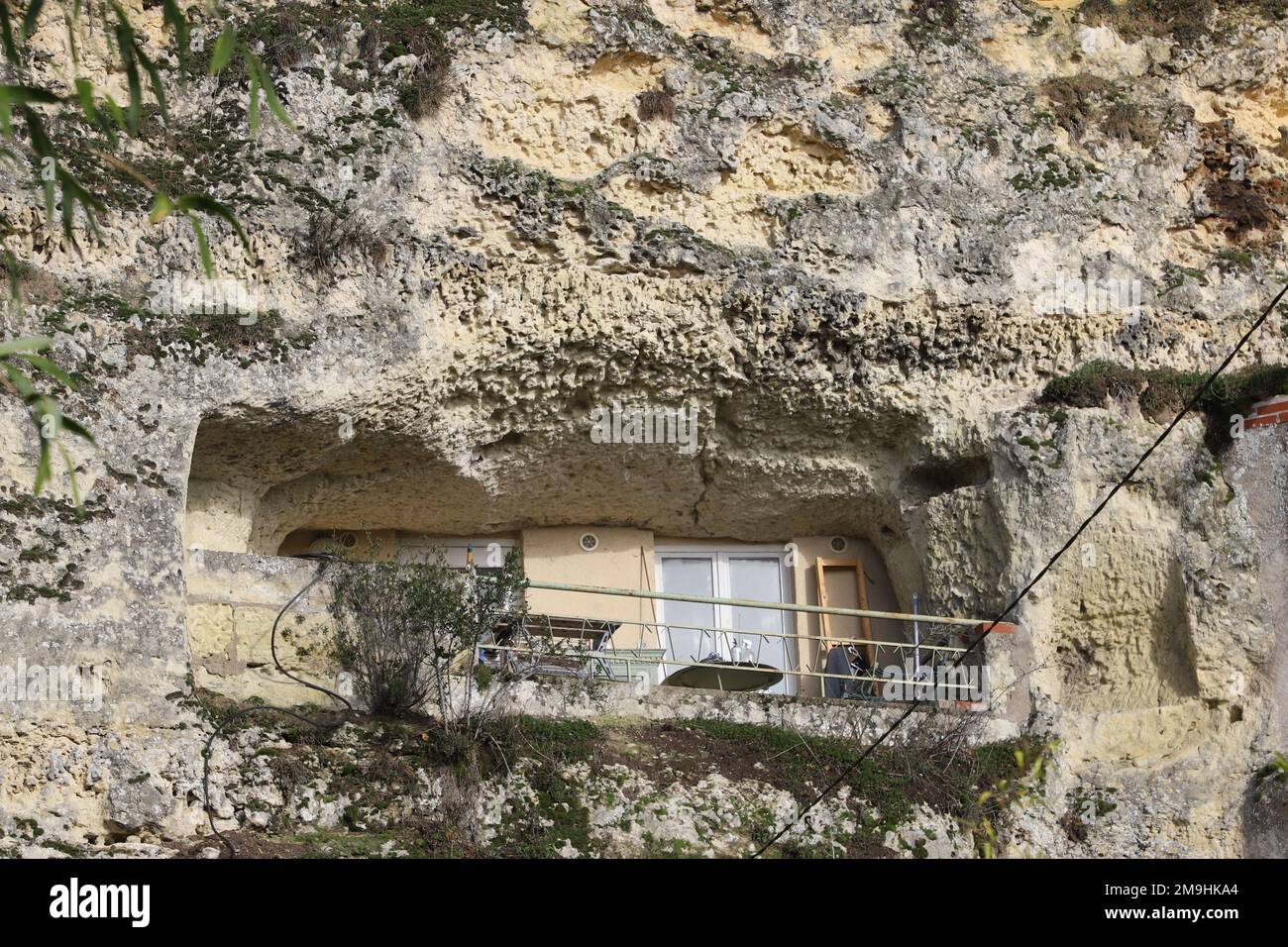 Maisons troglodytiques rochecorbon Banque de photographies et d’images ...