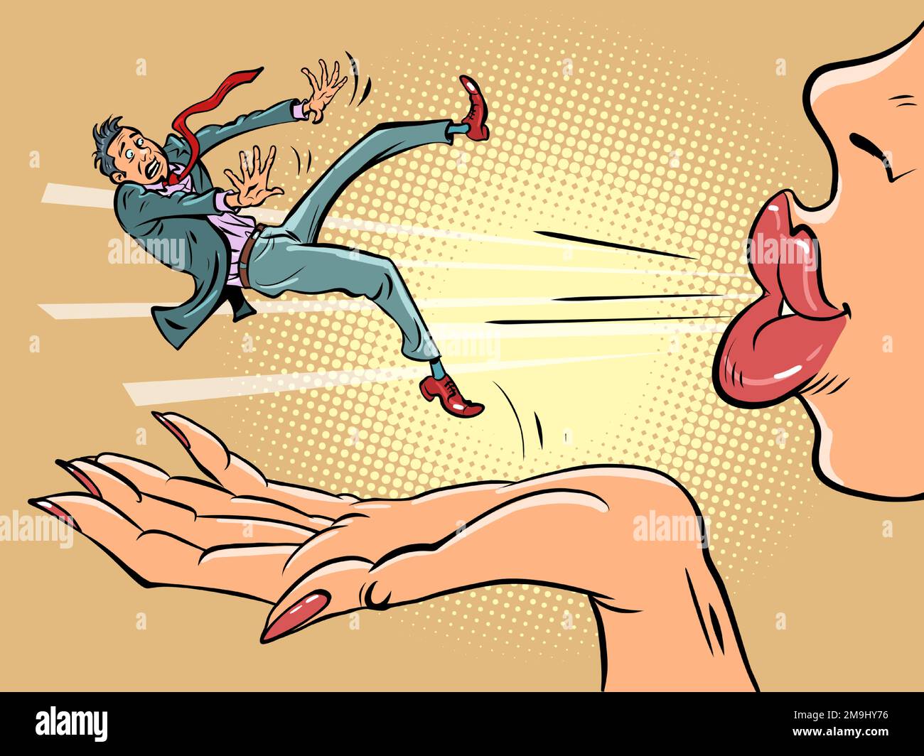 Une femme dit Au revoir à un homme. Séparation et divorce. La femme ... Une femme dit Au revoir à un homme. Séparation et divorce. La femme ...