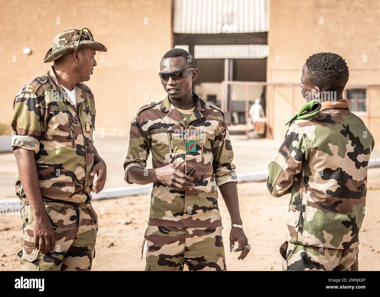 Les soldats des Forces armées nigériennes (langue française : armées ...