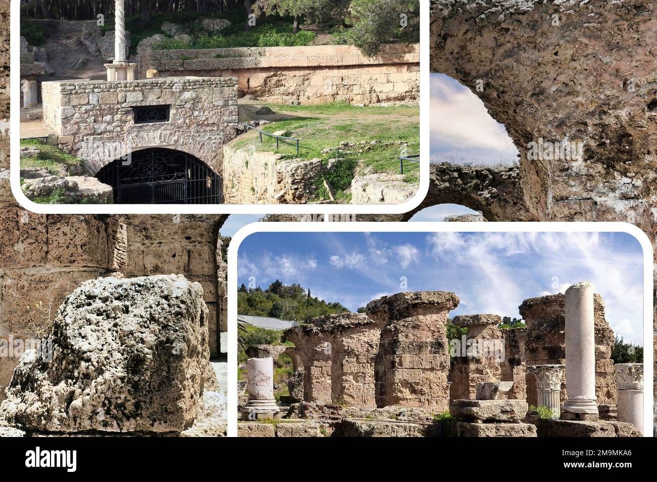 Les ruines de la célèbre Carthage (Tunisie) une ancienne ville ...