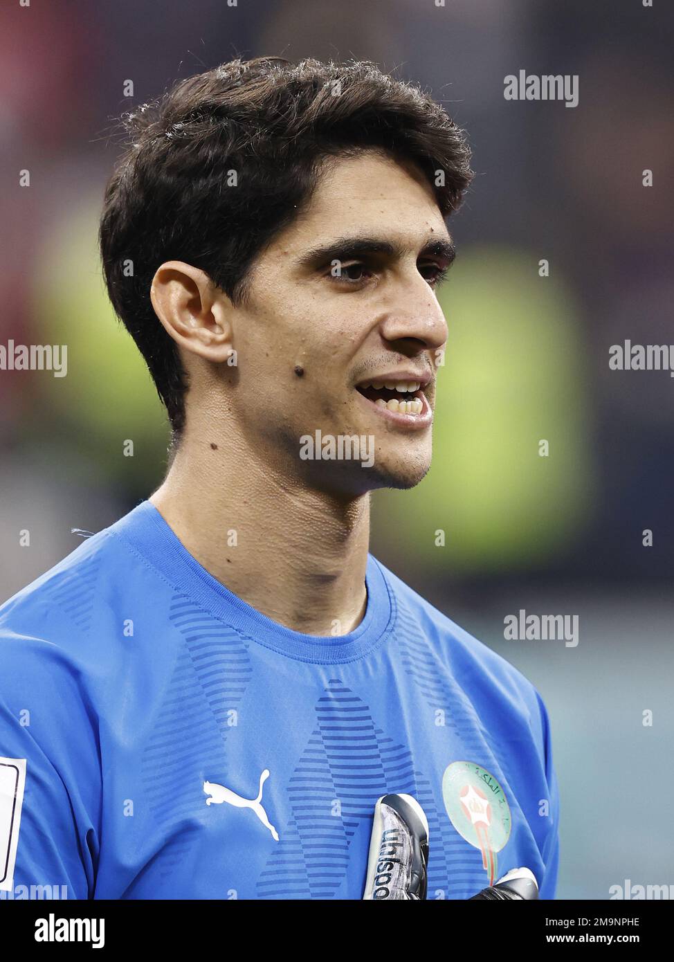 AL KHOR - gardien de but marocain Yassine Bounou pendant la coupe du ...