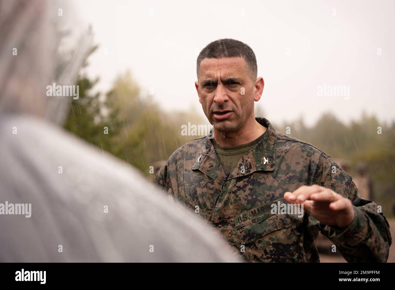 ÉTATS-UNIS Le colonel Paul Merida, commandant de l'unité ...