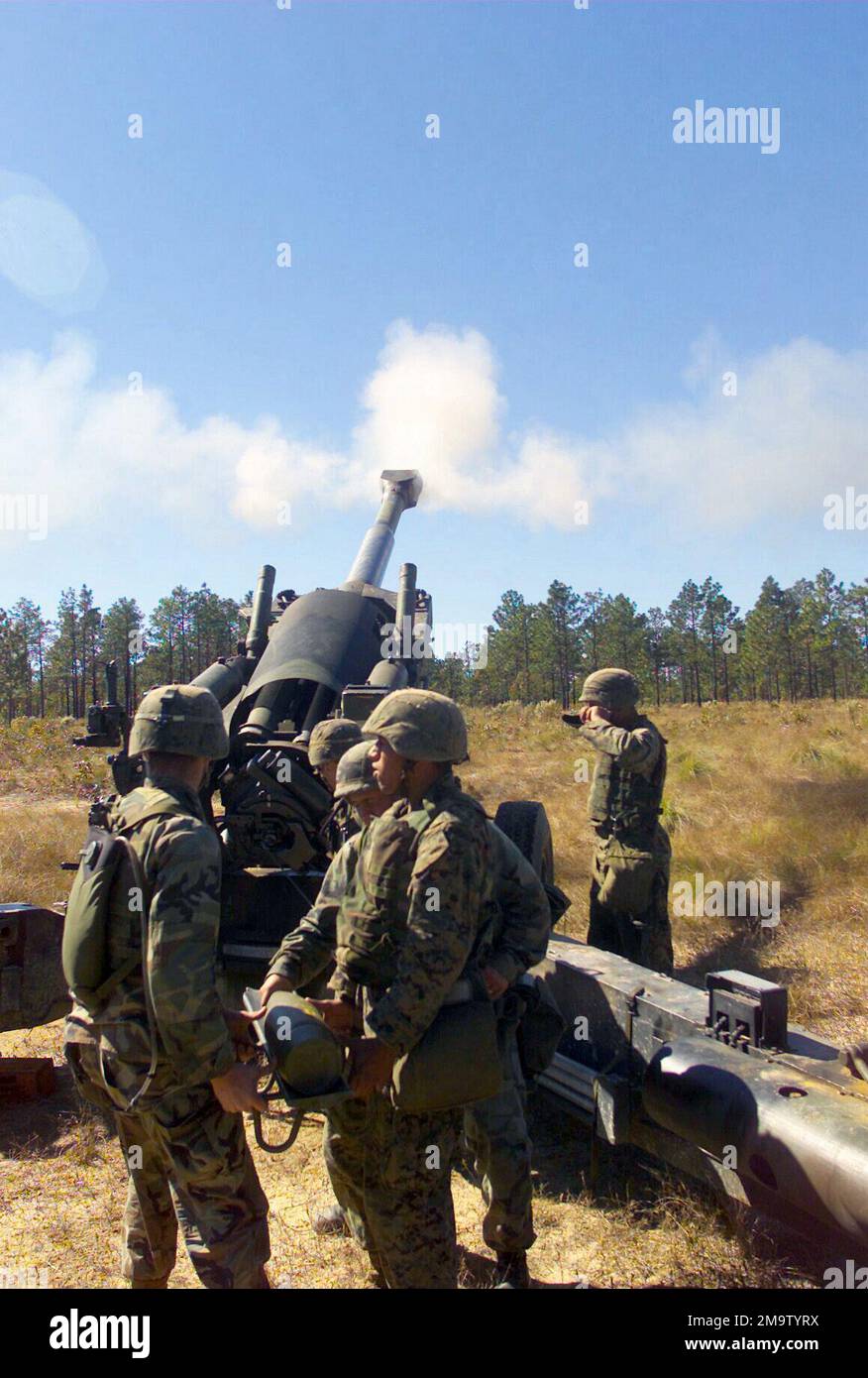 À fort Bragg, en Caroline du Nord, le personnel du US Marine corps ...