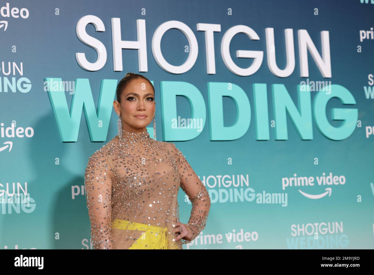 Jennifer lopez mariage de fusil de chasse Banque de photographies et d ...