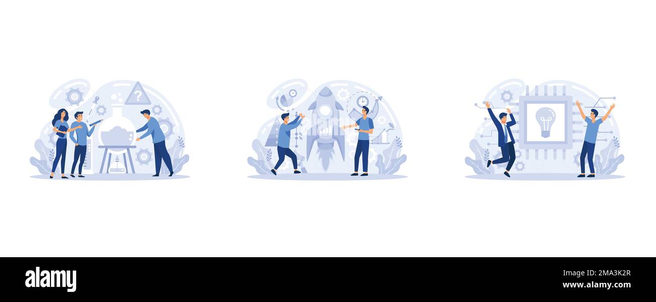 Travail d'équipe résoudre des problèmes complexes en combinant ...