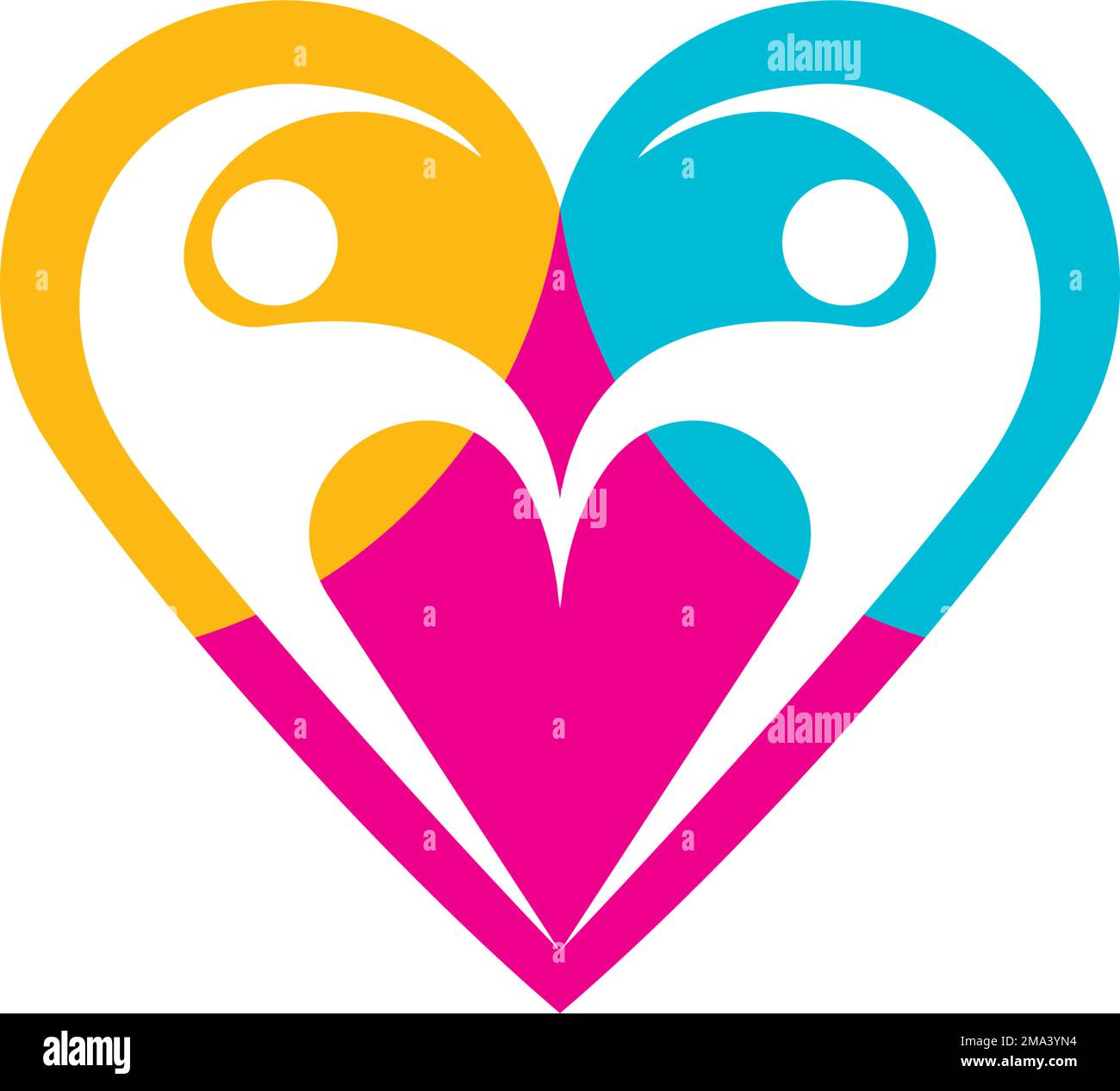 logo love illustration vectorielle symbole design Image Vectorielle ...
