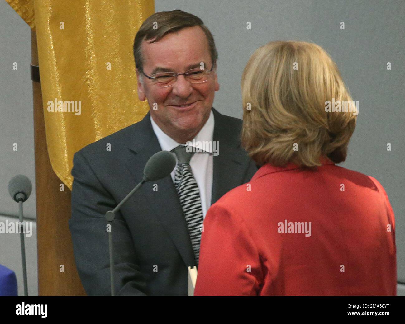 Berlin, Allemagne. 19th janvier 2023. Le nouveau ministre de la Défense ...