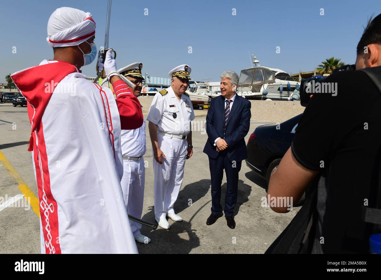 TUNIS, Tunisie (24 mai 2022) Adel Jehane, Chef d'état-major de la ...