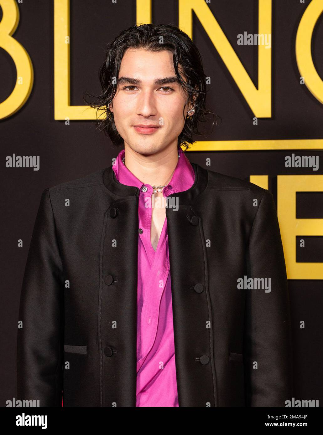 New York, États-Unis. 18th janvier 2023. Blake Abbie porter le costume ...